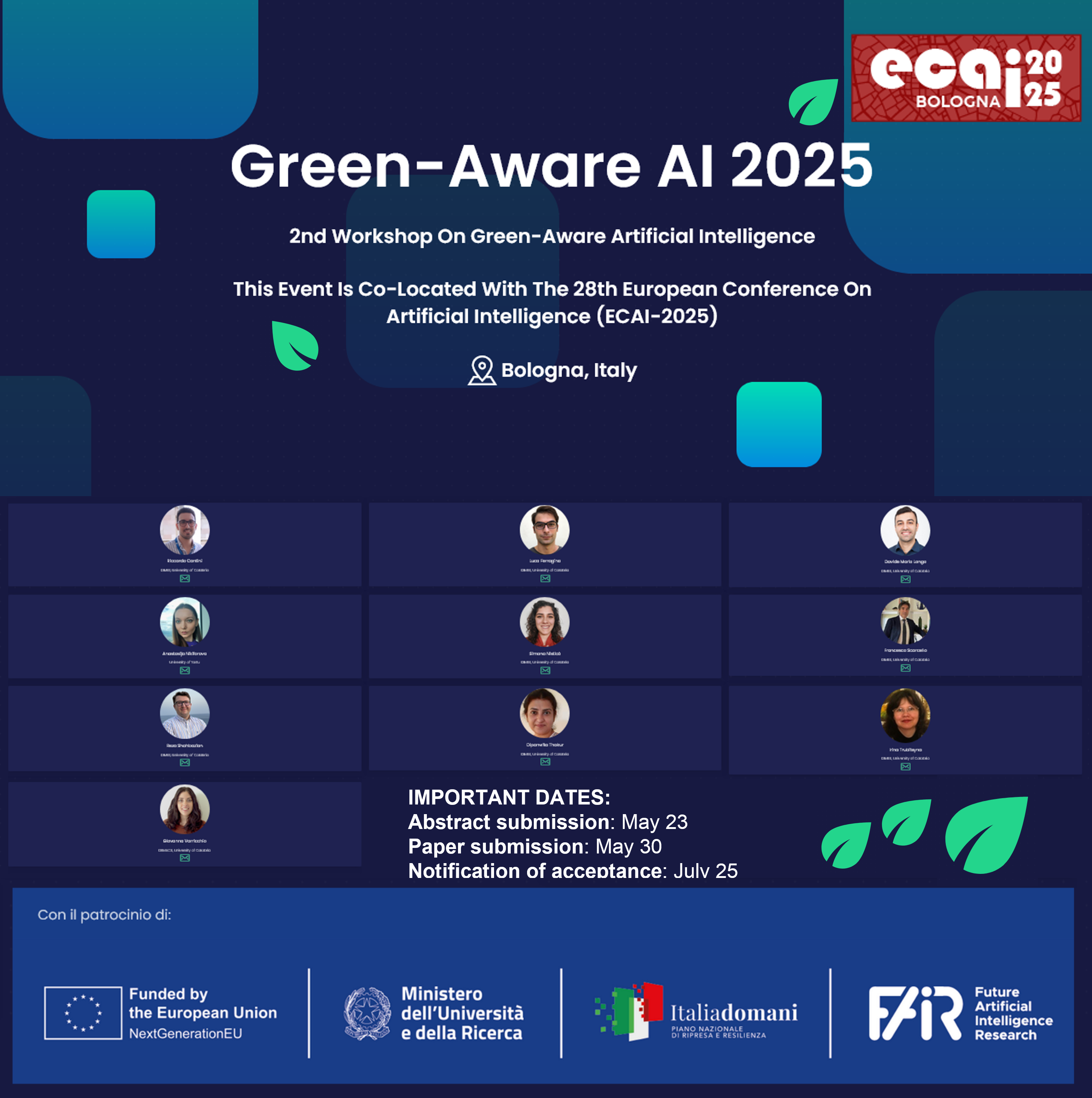 Green-Aware AI 2025 Workshop at ECAI2025 | Anastasija Nikiforova, PhD